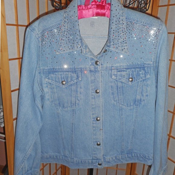 Christine Alexander | Jackets & Coats | Christine Alexander Studded ...